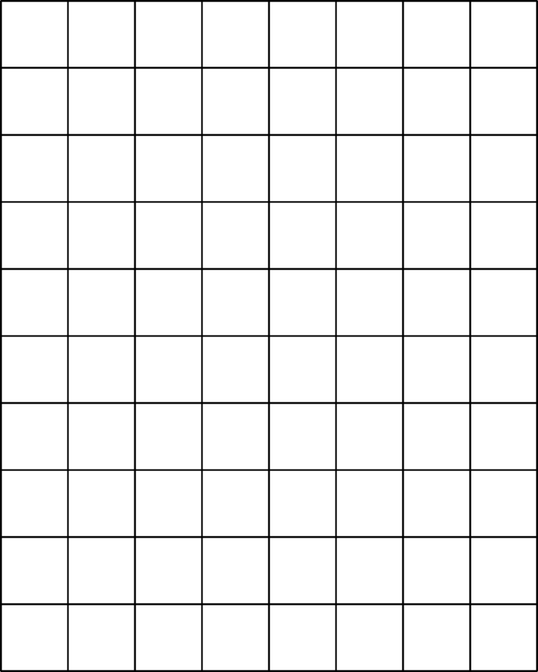 Free Printable 1 Inch Graph Paper Template In PDF Graph Paper Print ...