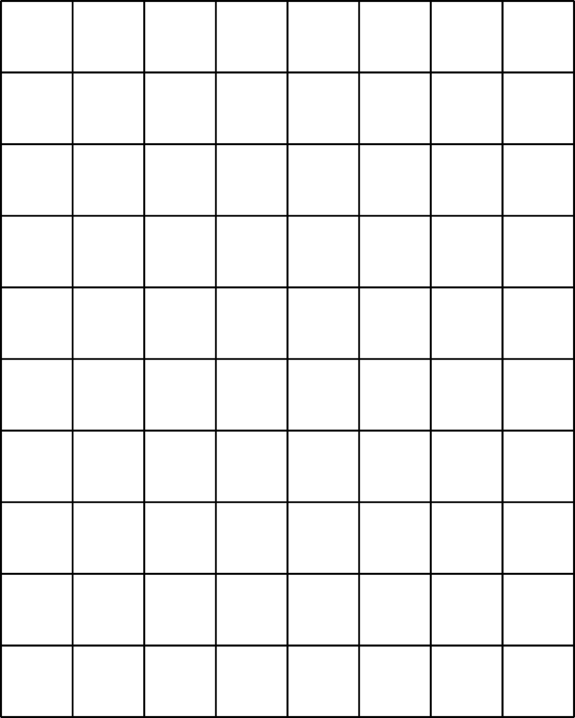 Free Printable 1 Inch Graph Paper Template In PDF Graph Paper Print ...