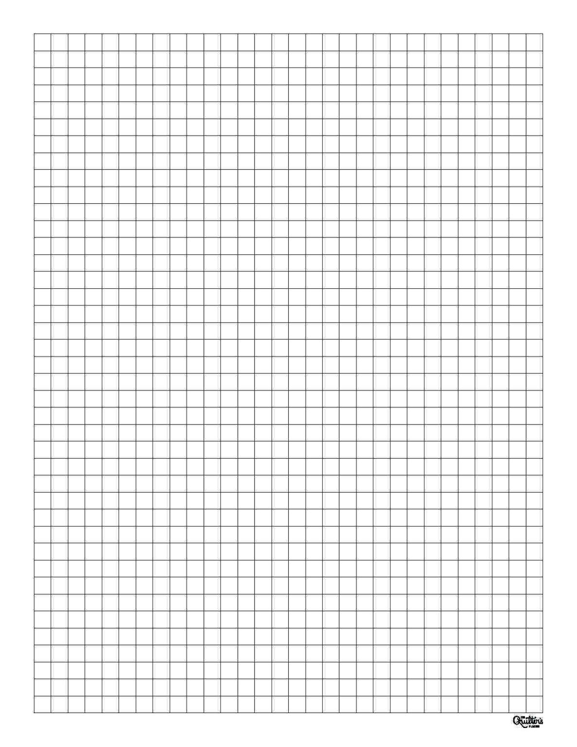 Printable Quilt Graph Paper | Grid Paper Printable