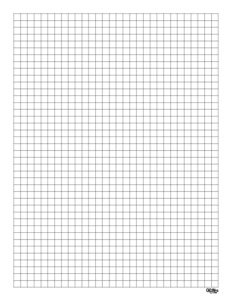 Printable Quilt Graph Paper | Grid Paper Printable