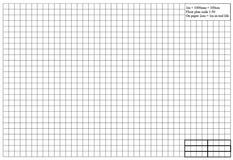 Grid Paper For Scale Drawing | Grid Paper Printable
