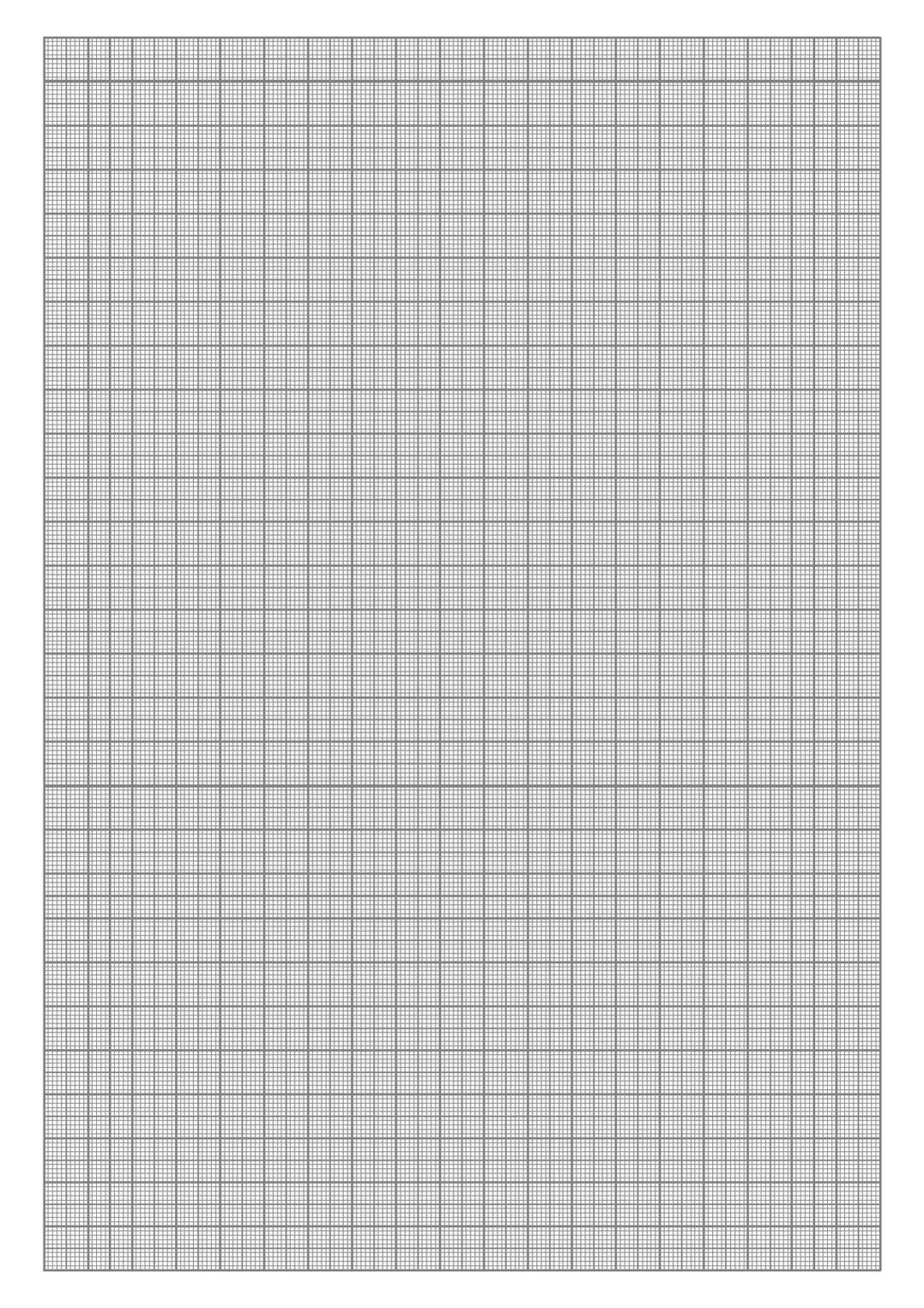 Millimeter Graph Paper Printable PDF Printable Graph Paper | Grid Paper ...