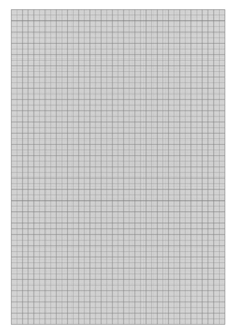 Millimeter Graph Paper Printable PDF Printable Graph Paper | Grid Paper ...