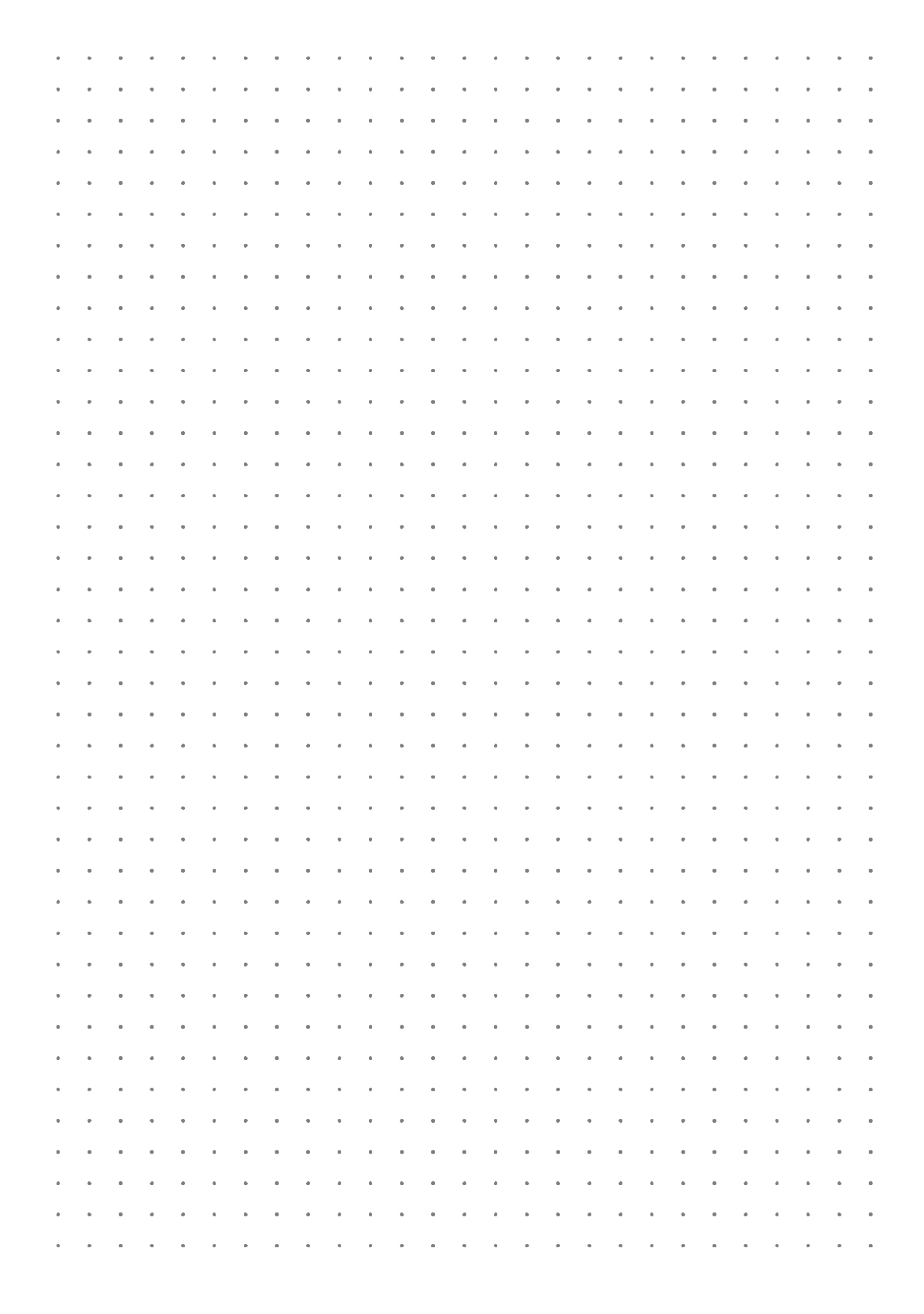 Printable Dot Grid Paper For Bullet Journal | Grid Paper Printable
