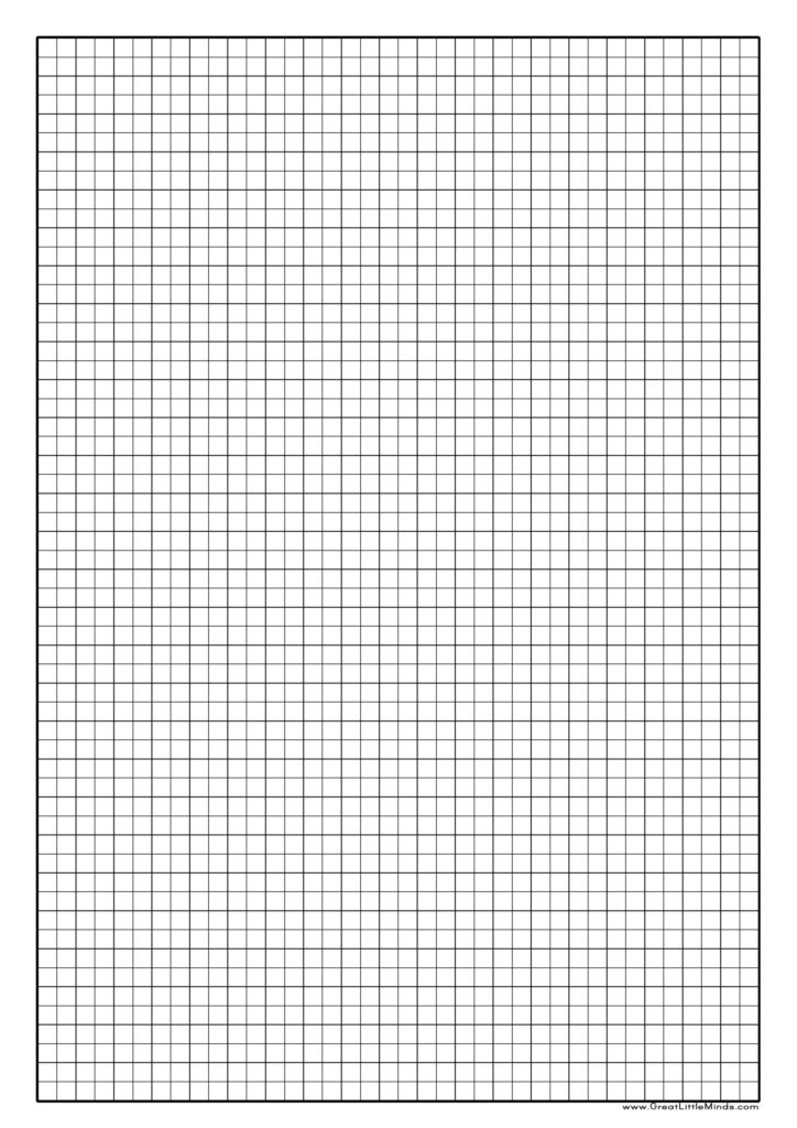Graph Paper Template A4 | Grid Paper Printable