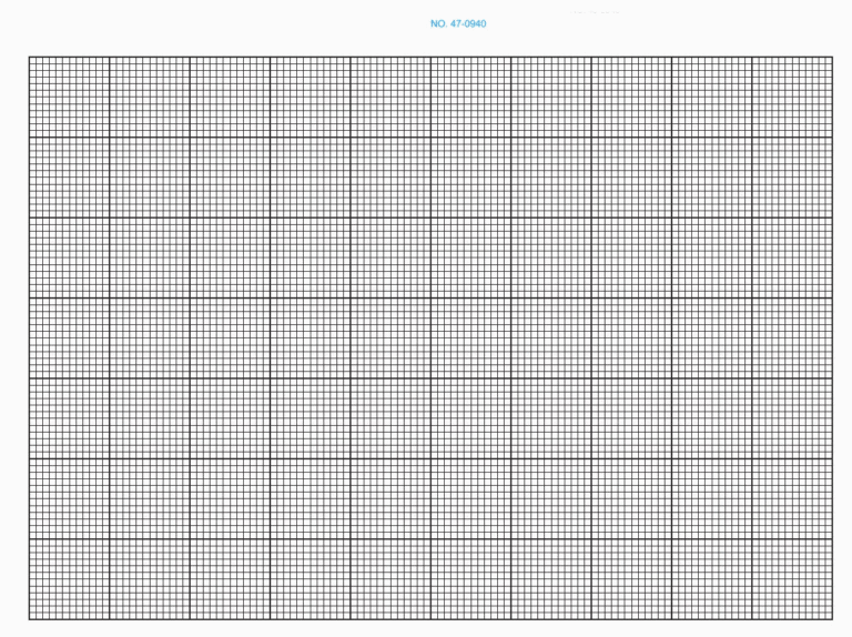 12×12 Graph Paper Printable | Grid Paper Printable