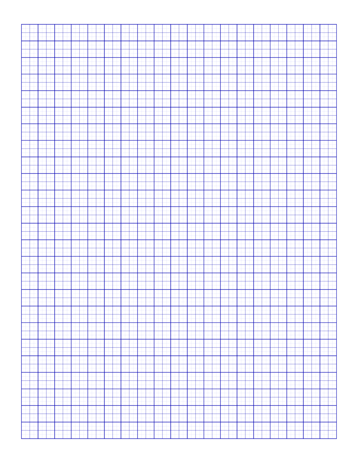 Printable Multiple Graph Paper | Grid Paper Printable