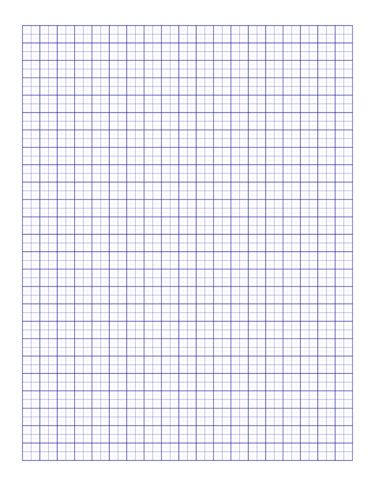 Printable Multiple Graph Paper | Grid Paper Printable