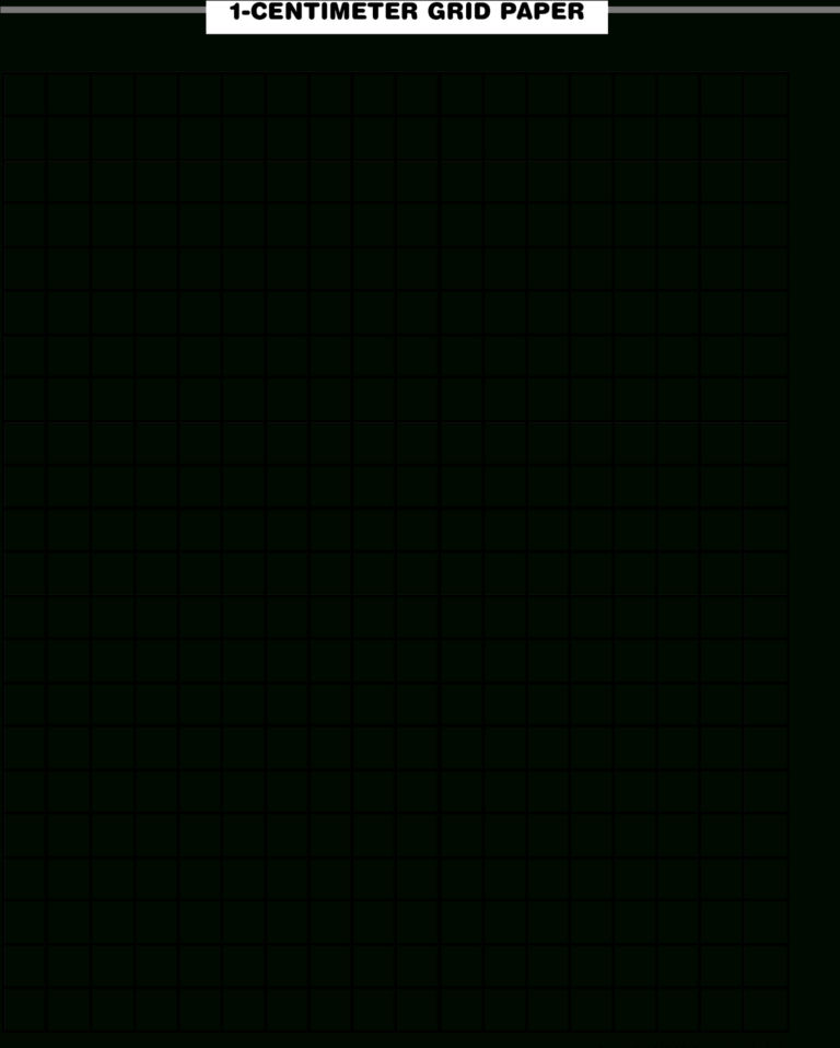 Centimeter Grid Paper Printable Free | Grid Paper Printable