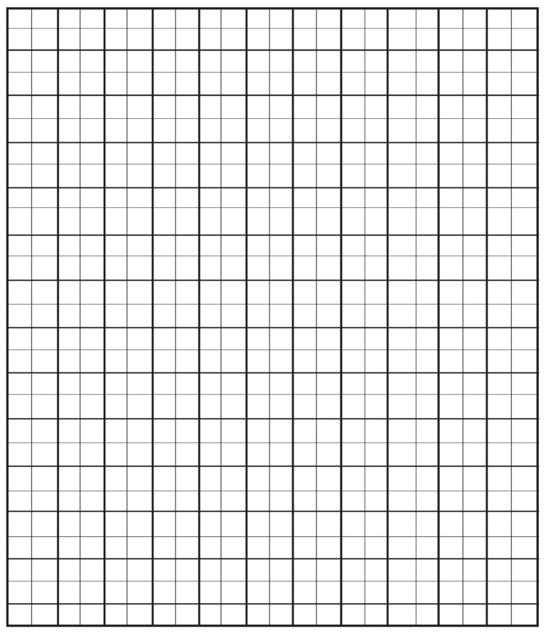 Free Printable Engineering Graph Paper | Grid Paper Printable
