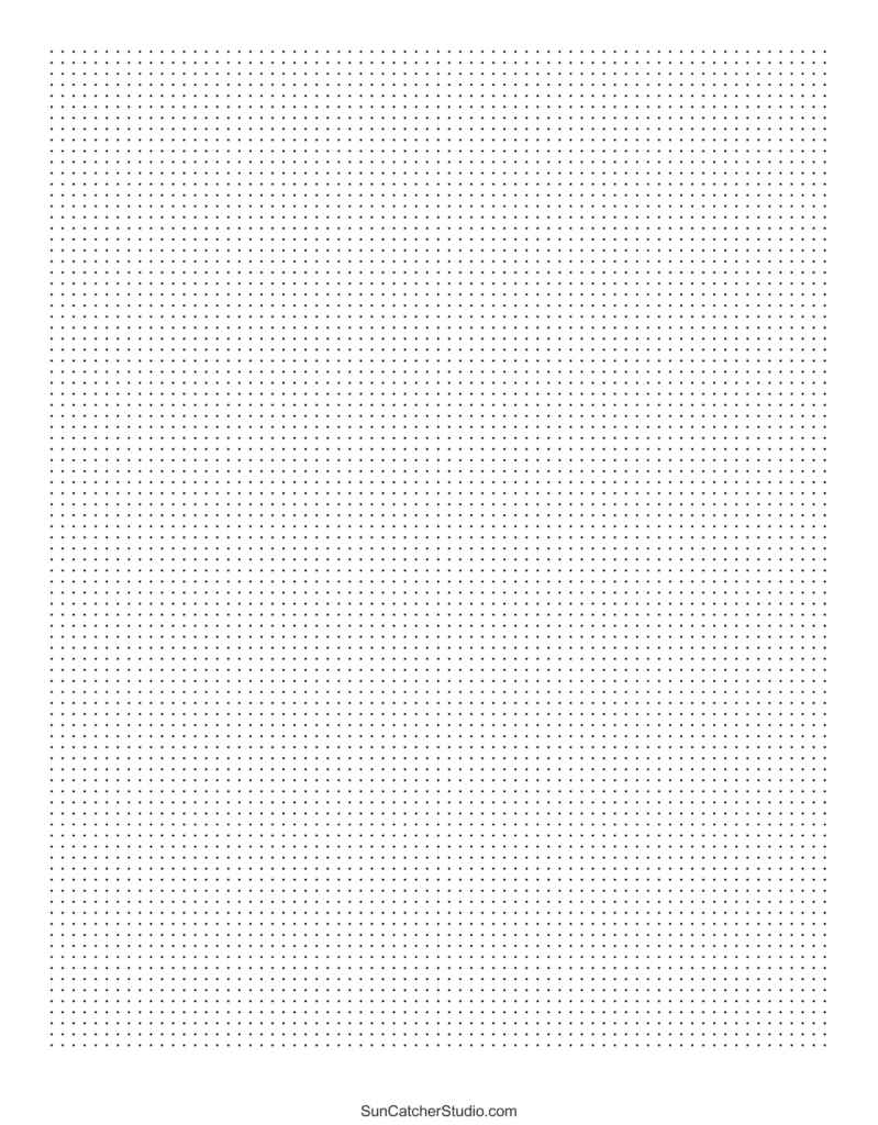 Free Dot Grid Paper Printable | Grid Paper Printable
