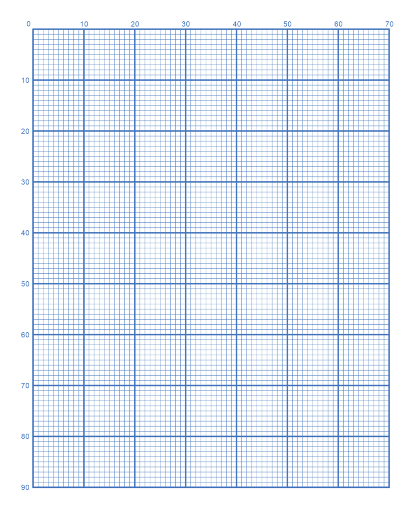 Graph Paper Printable 8×10 | Grid Paper Printable