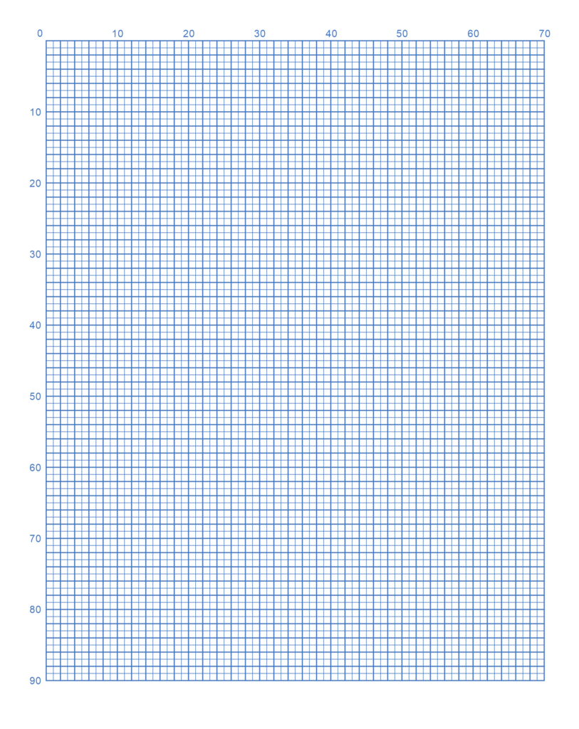 50×50 Graph Paper Printable | Grid Paper Printable