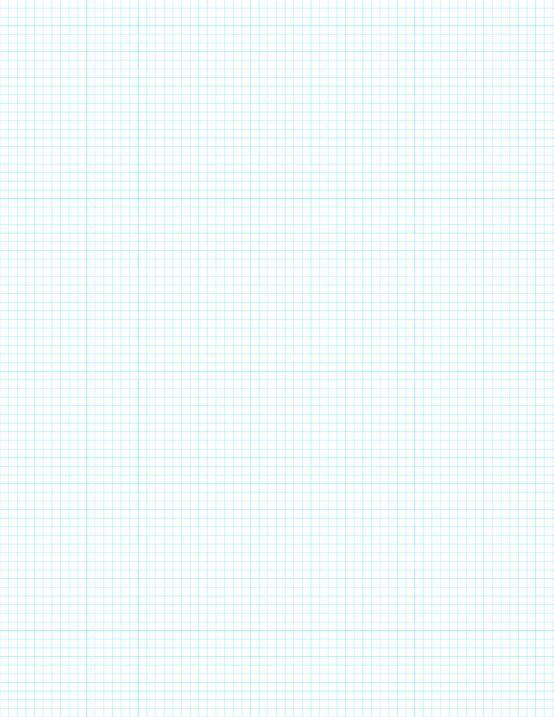 1 Inch Full Page Graph Paper Printable | Grid Paper Printable