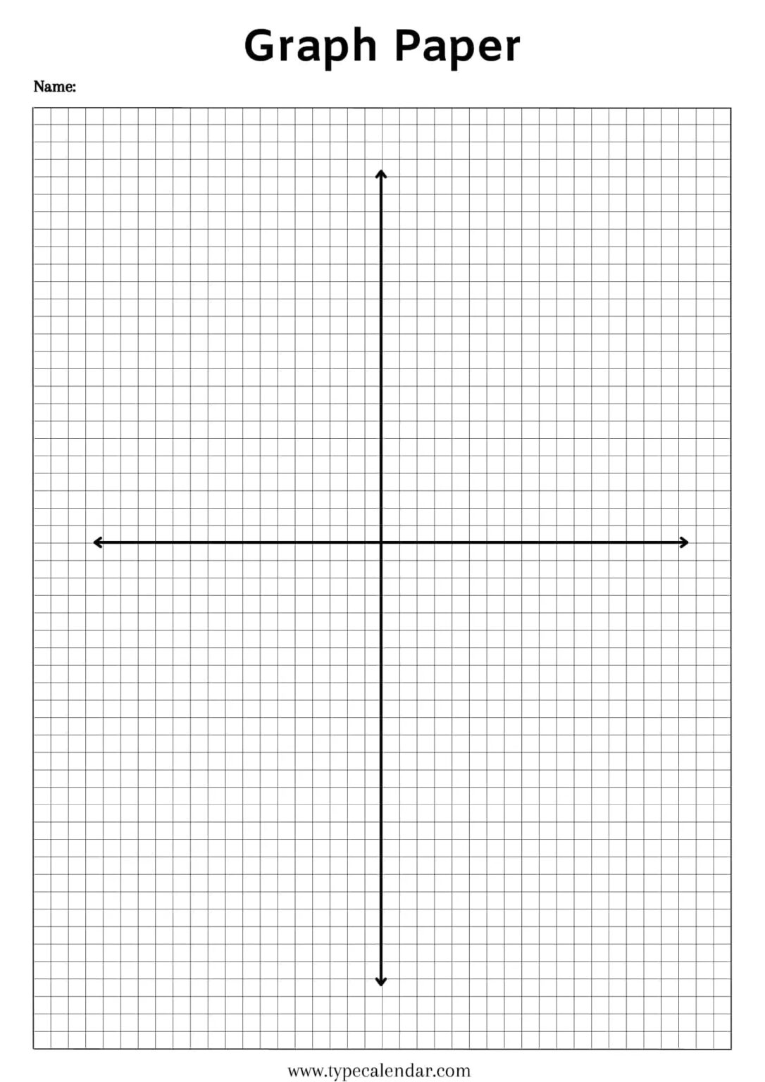 Small Graphs On Paper Printable | Grid Paper Printable