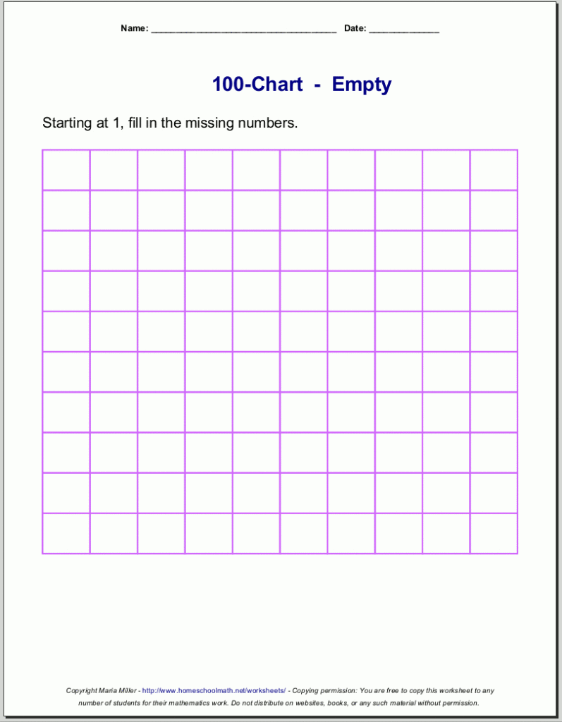 Free Printable 100 Grid Paper | Grid Paper Printable