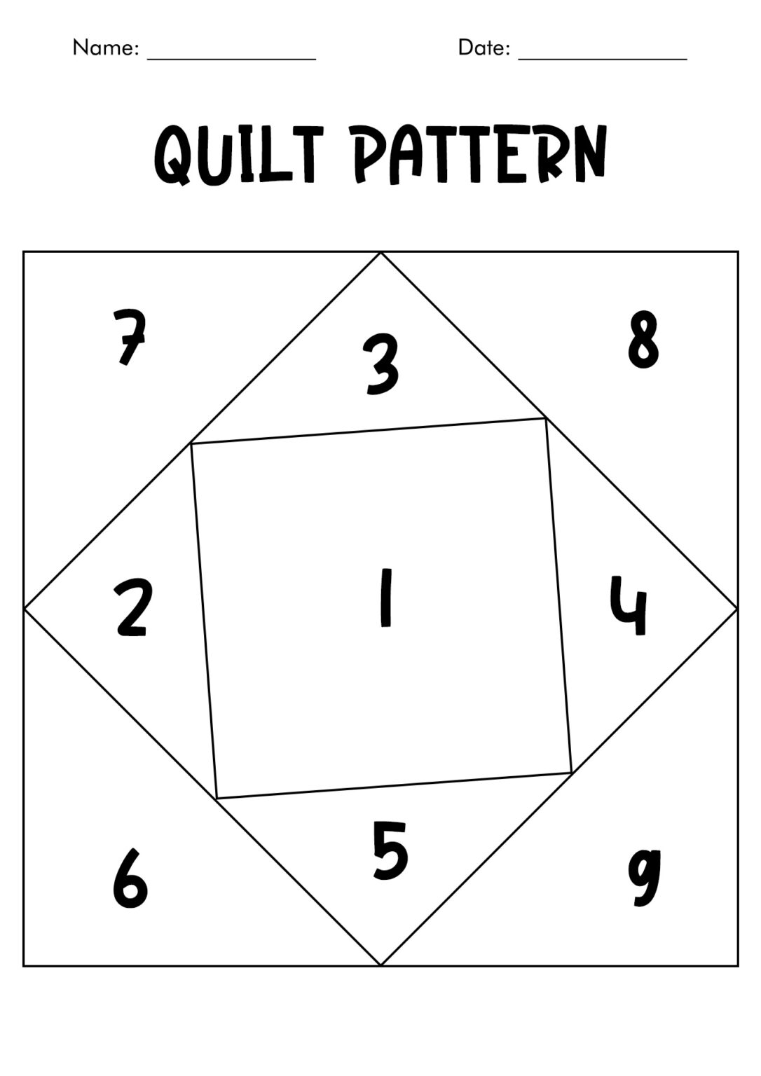 Free Printable Paper Quilting Stencils | Grid Paper Printable