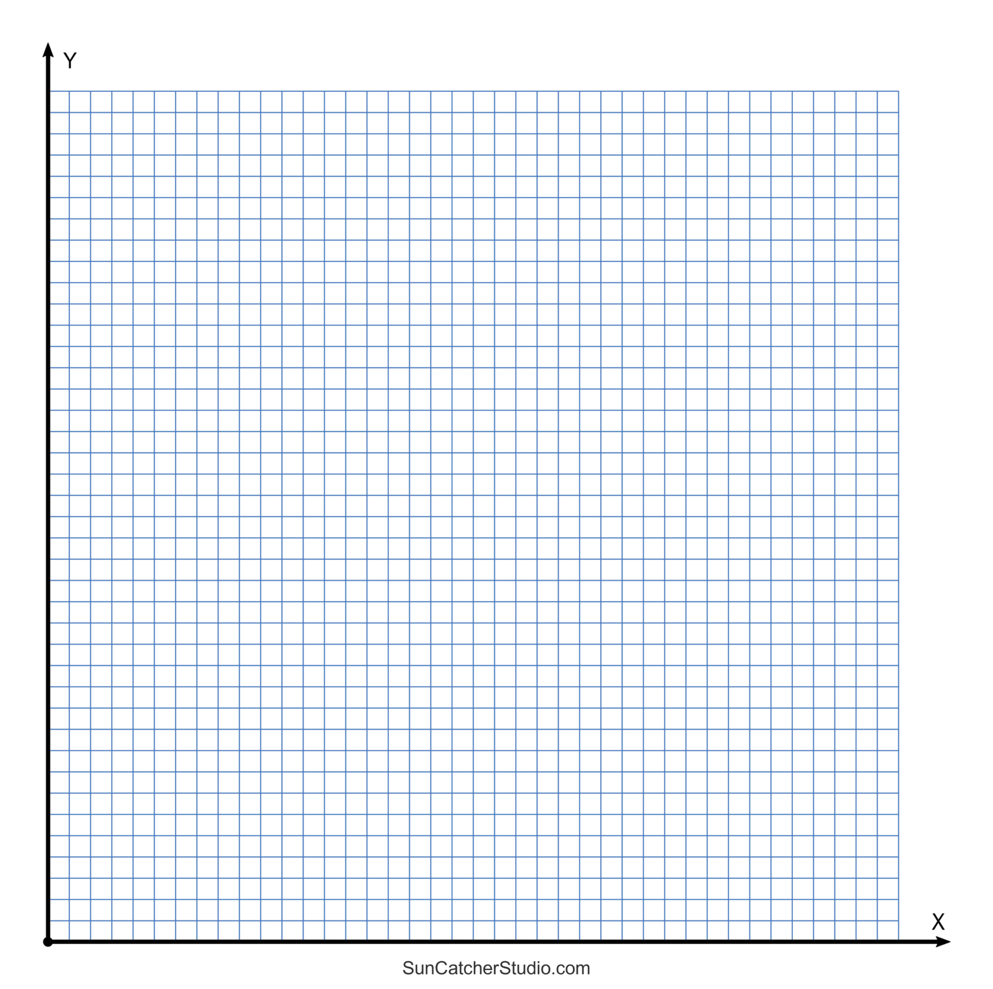 Free Printable Grid Paper For Math | Grid Paper Printable