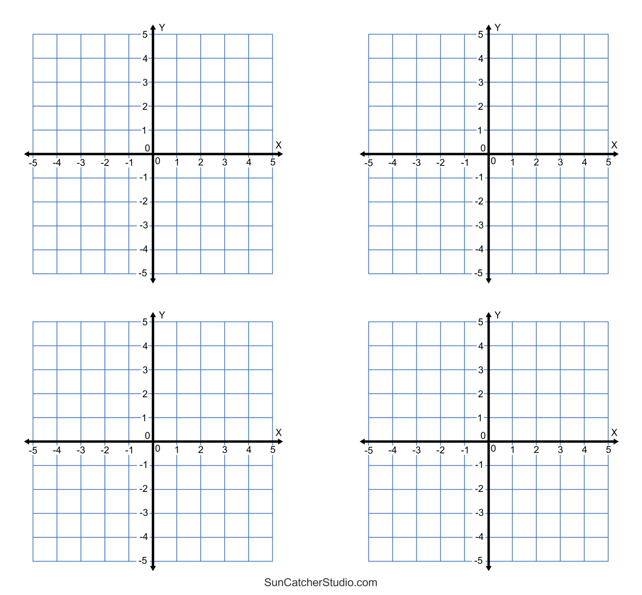 Graph Paper 10×10 Printable | Grid Paper Printable