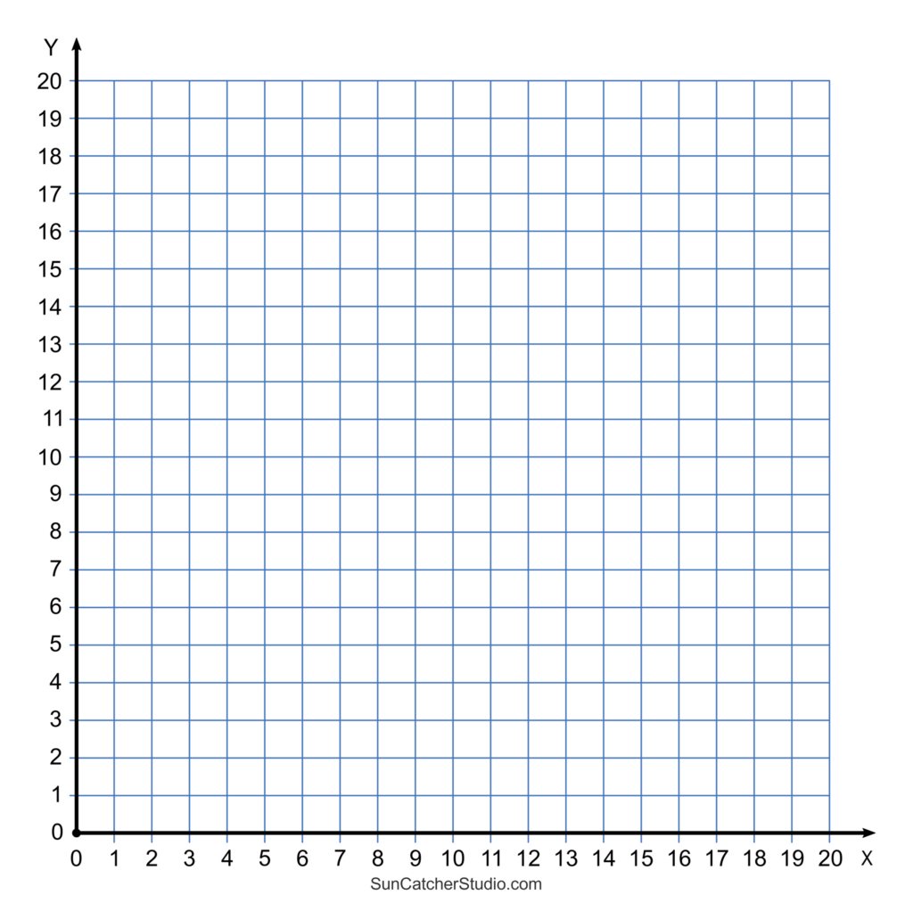 Math Graphing Paper Printable | Grid Paper Printable