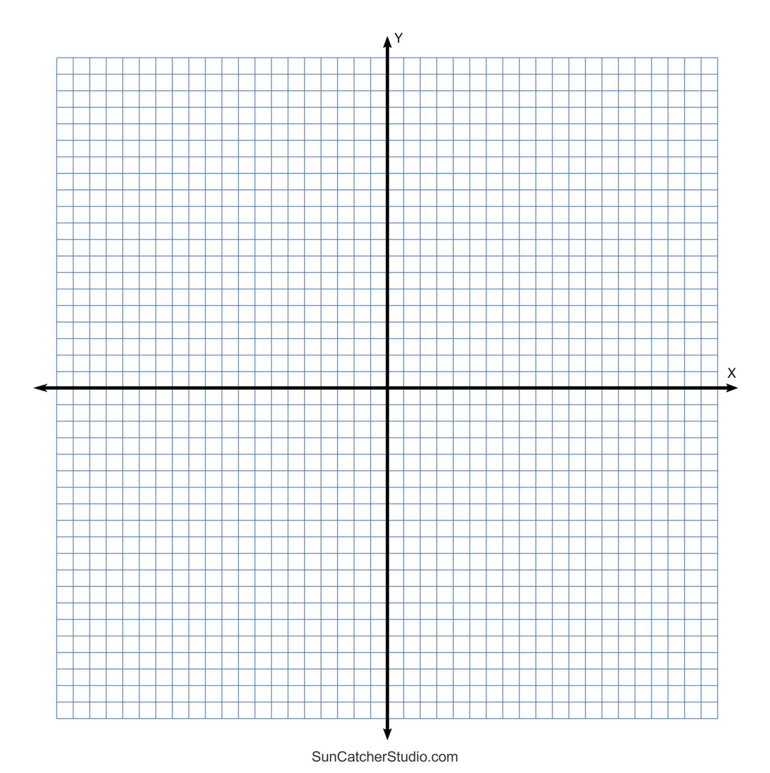 Large Grid Graph Paper Printable | Grid Paper Printable