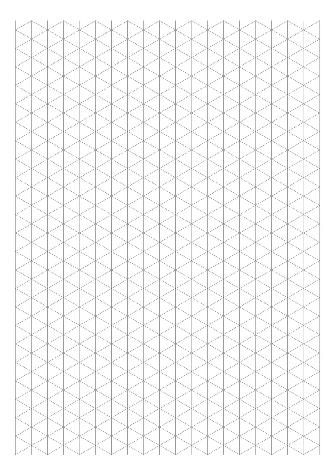 Printable Isometric Grid Paper | Grid Paper Printable
