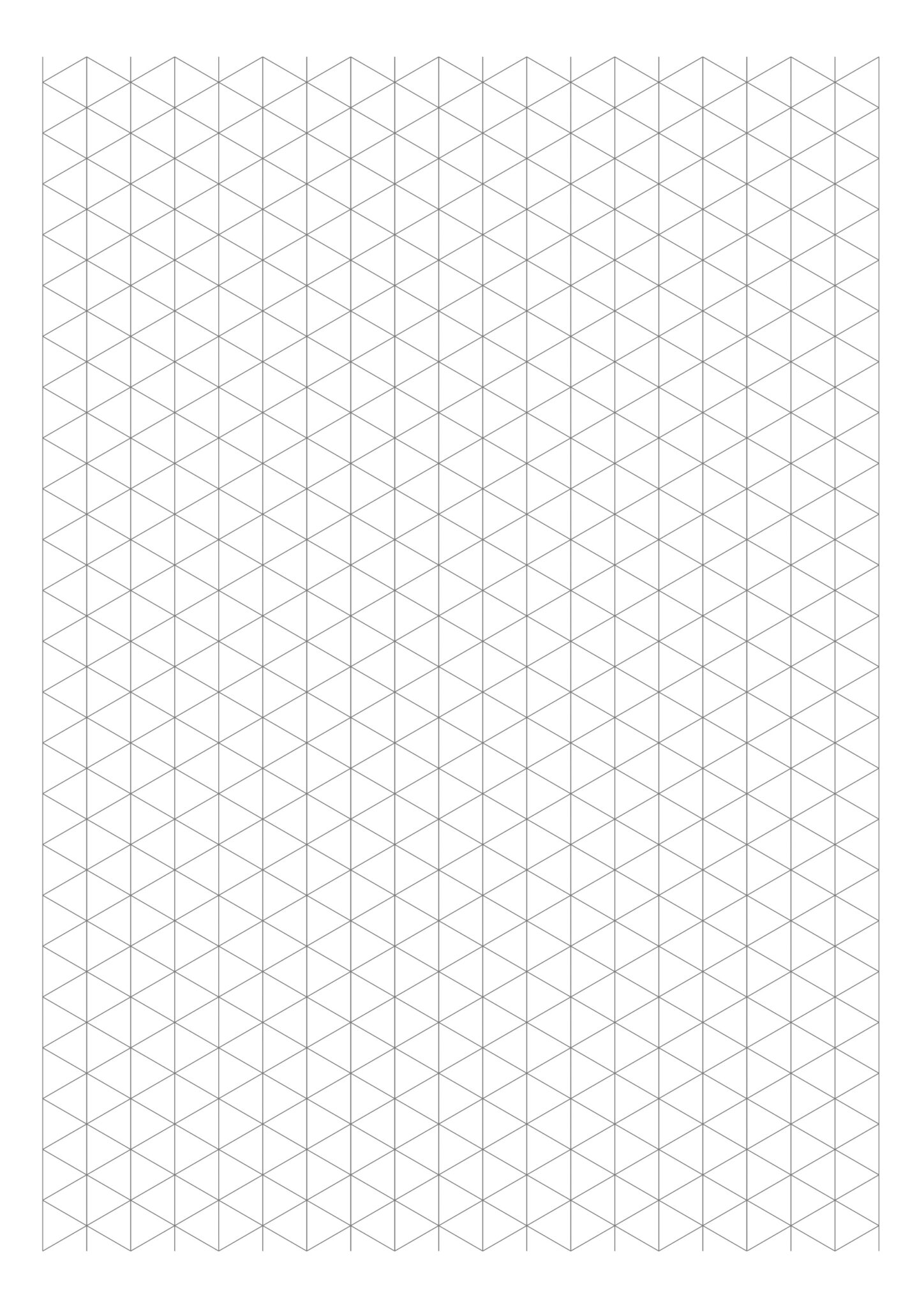 Printable Isometric Grid Paper | Grid Paper Printable