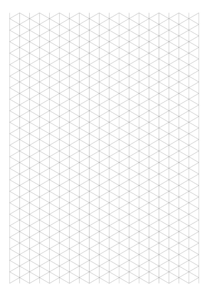 Printable Isometric Grid Paper | Grid Paper Printable