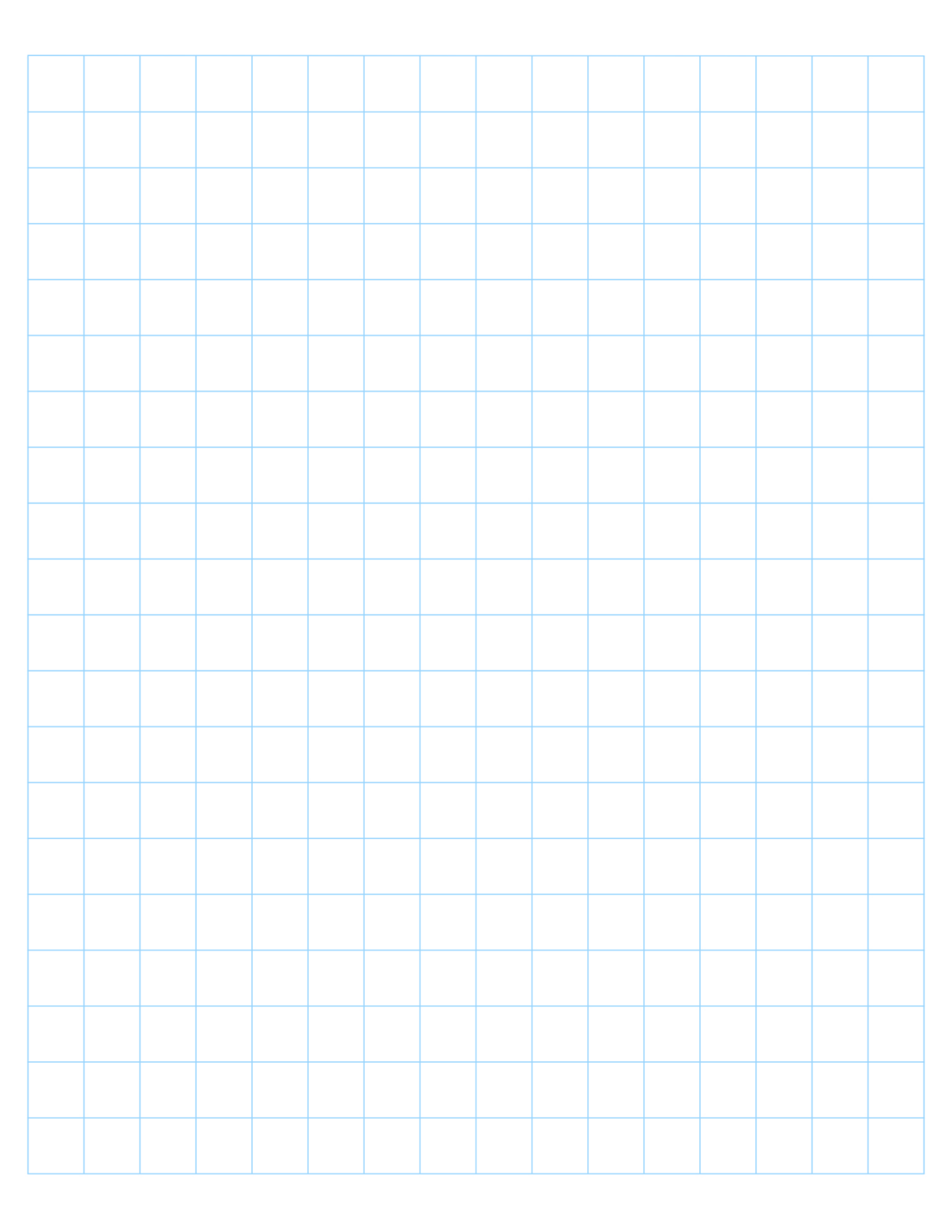 Half Inch Printable Graph Paper | Grid Paper Printable