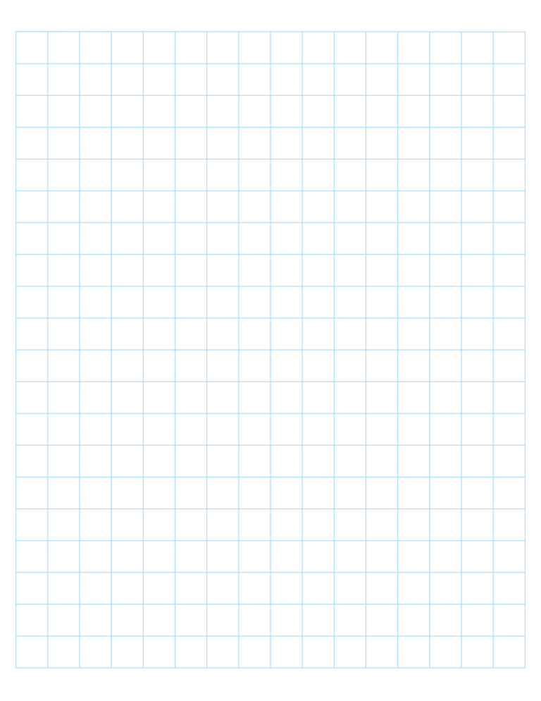 Half Inch Printable Graph Paper | Grid Paper Printable
