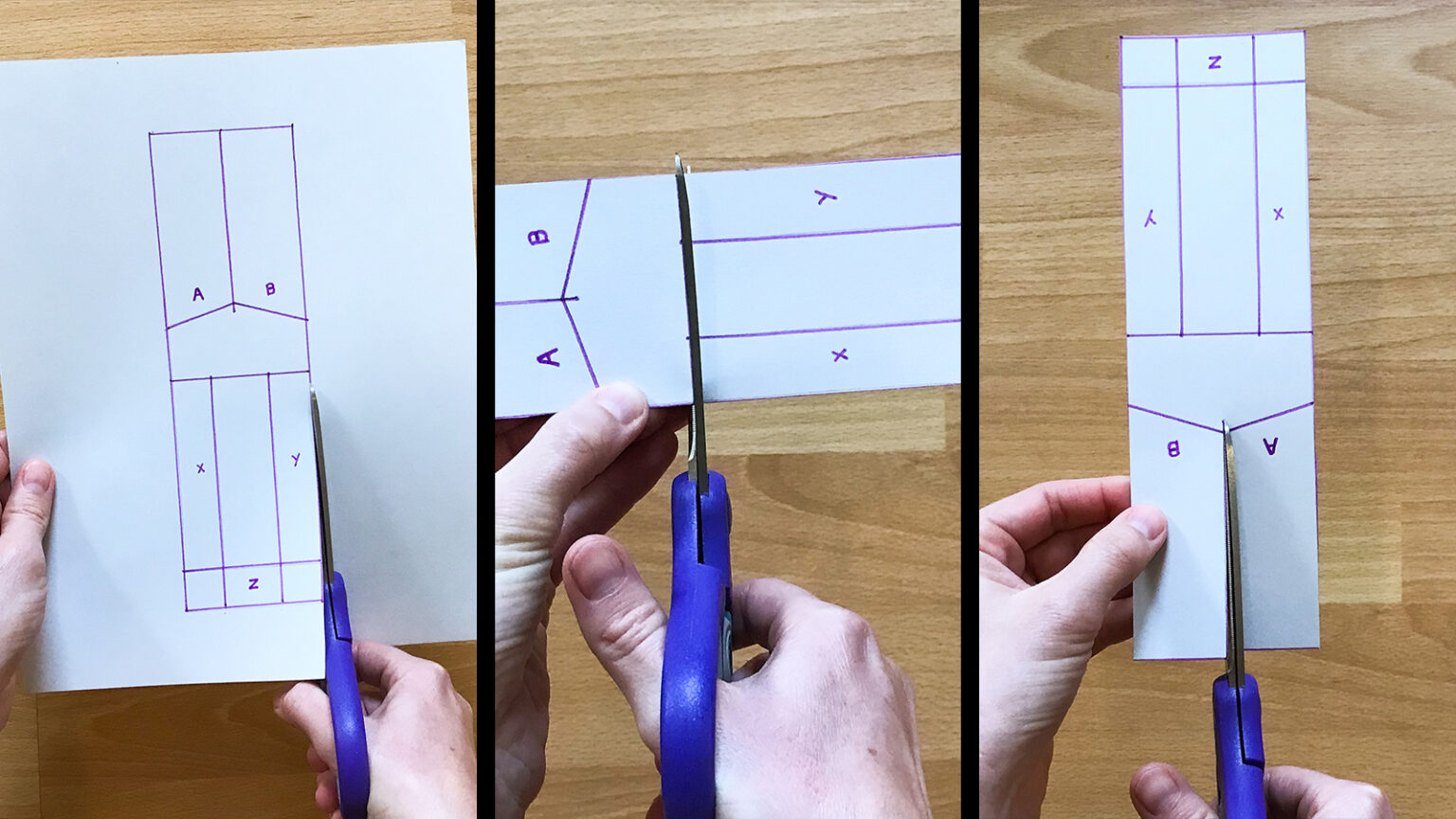 Printable Paper Helicopter Template | Grid Paper Printable