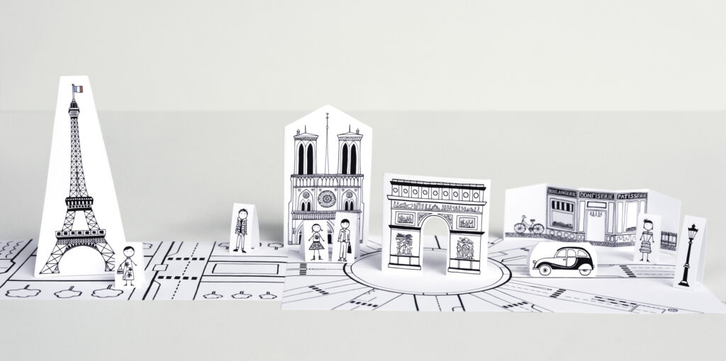 Printable Paper City | Grid Paper Printable
