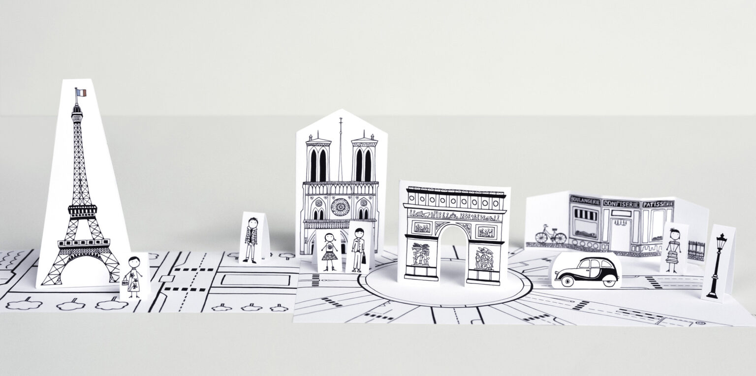Printable Paper City | Grid Paper Printable