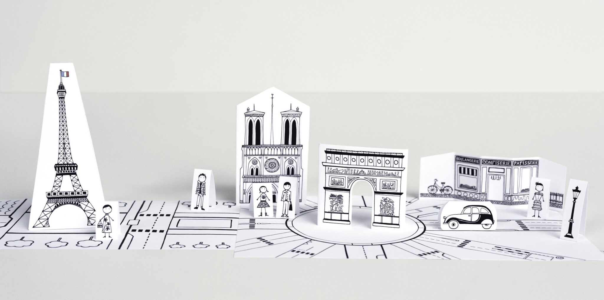 Printable Paper City | Grid Paper Printable