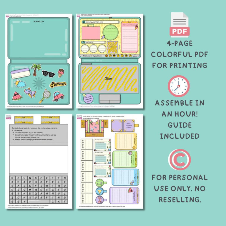 Kate Made Printable Paper Doll House | Grid Paper Printable