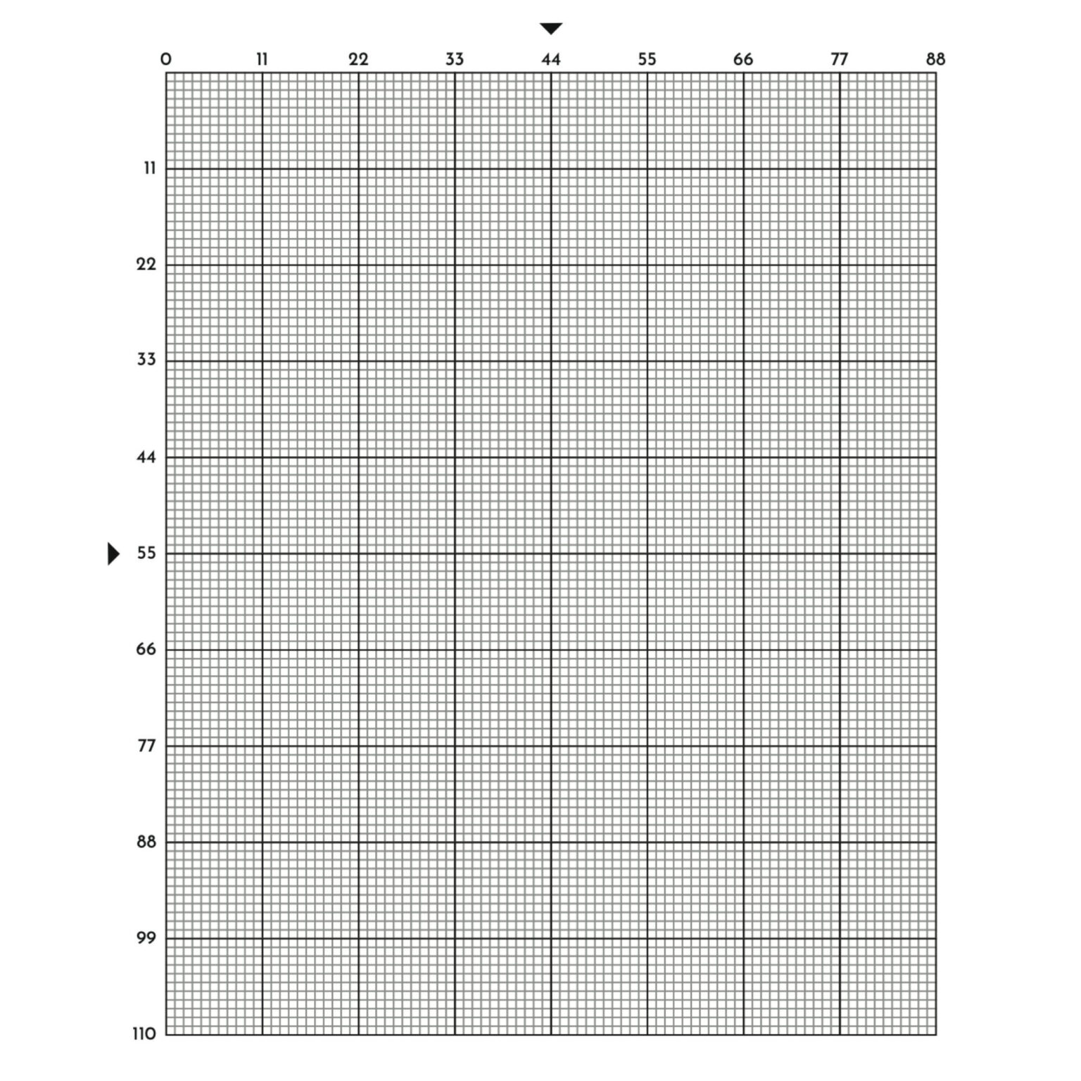 Free Printable 14 Count Cross Stitch Graph Paper | Grid Paper Printable