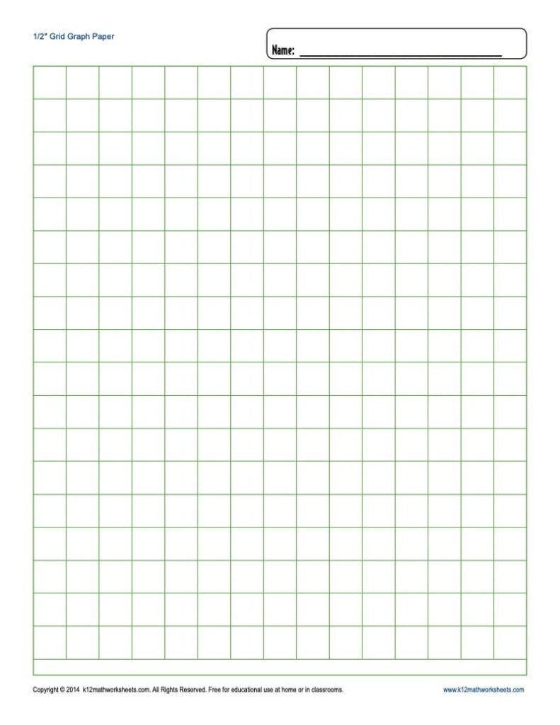 Graph Paper For Multiplication Printable | Grid Paper Printable