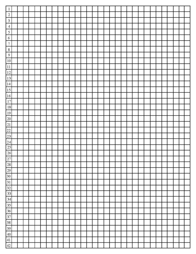 Printable Graph Paper For Landscape Design | Grid Paper Printable